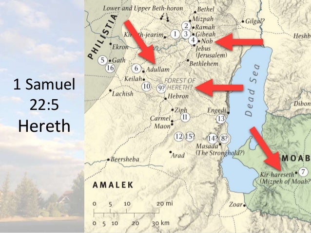1 Samuel 21-24, Insane, Five Loaves; David’s Parents protected by Jor…