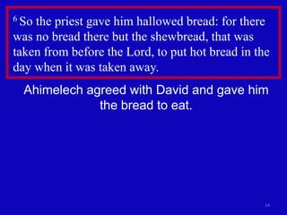 1 samuel 21a Never fear God is near | PPTX