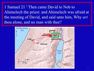 1 samuel 21a Never fear God is near | PPTX