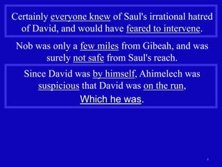1 samuel 21a Never fear God is near | PPTX