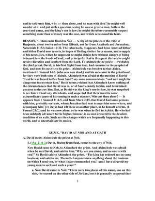 1 samuel 21 commentary | PDF
