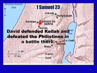 1 samuel 23b god will not quit on us | PPTX