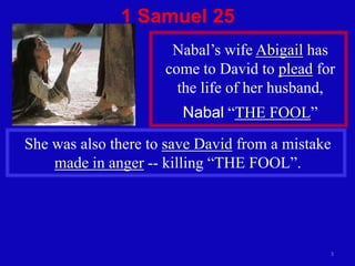 1 samuel 25c God handled the situation | PPTX