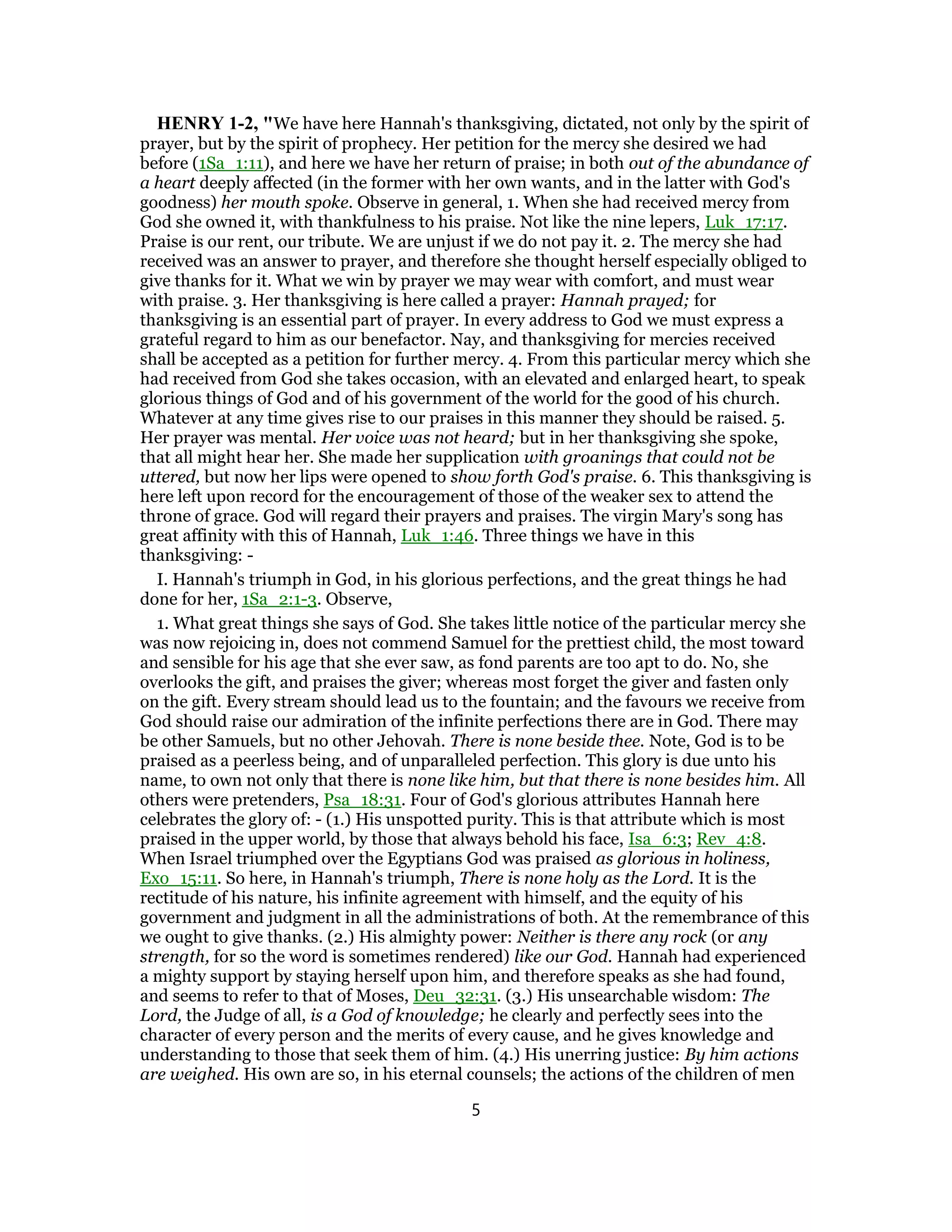 1 samuel 2 commentary | PDF | Religious (Music and Audio) | Music