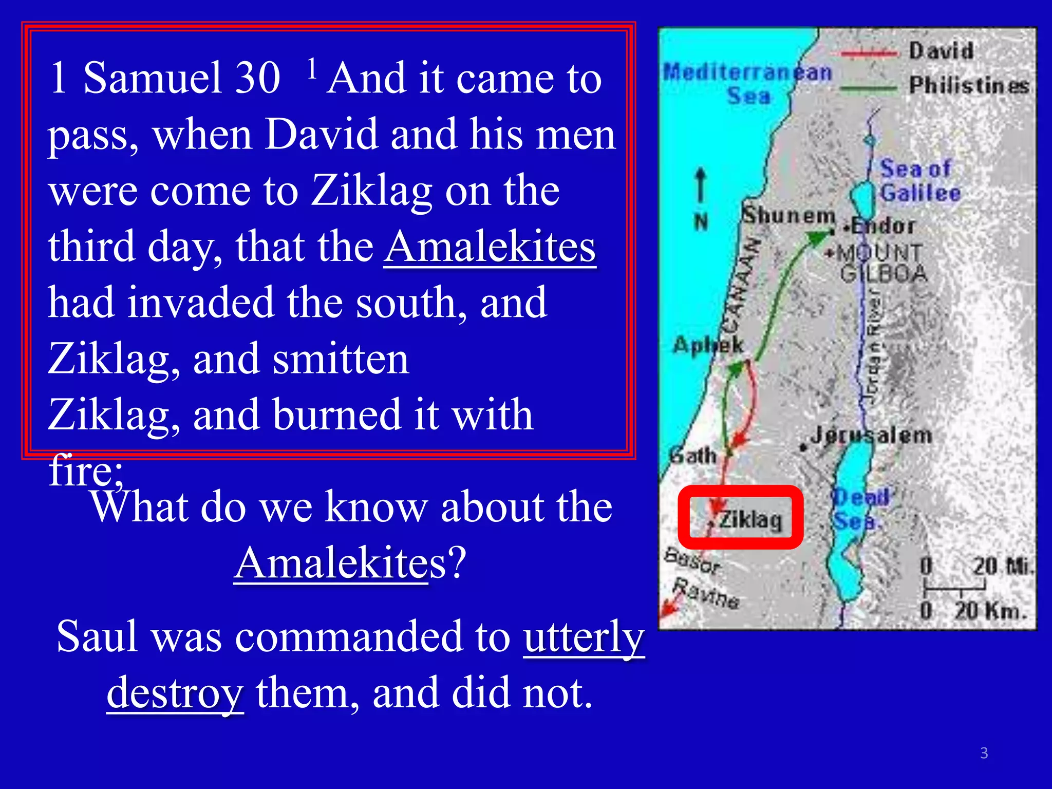 1 samuel 30a Great sorrow; encourage yourself in the Lord. | PPTX