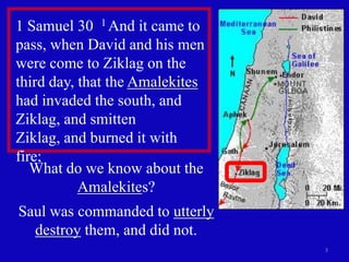 1 samuel 30a Great sorrow; encourage yourself in the Lord. | PPTX