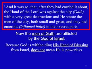 1 samuel 5a No god shall stand before God. | PPT