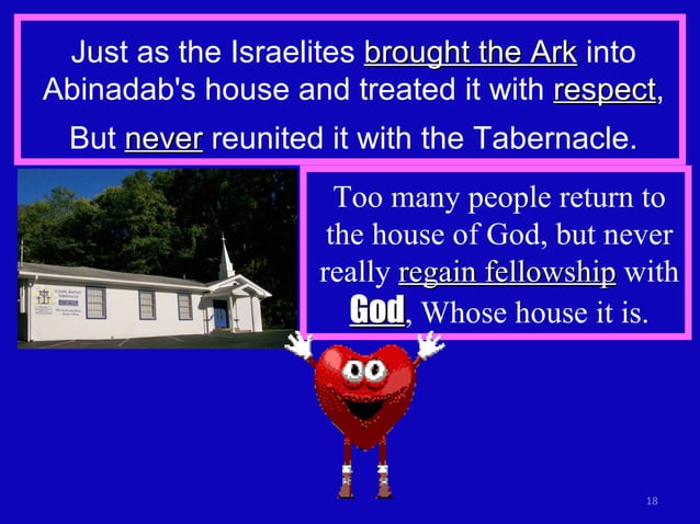1 samuel 7a The Ark finds a home | PPT