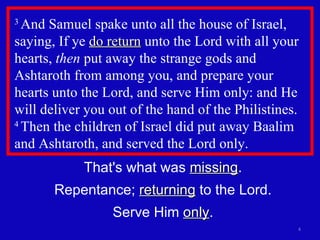 1 samuel 7a The Ark finds a home | PPT