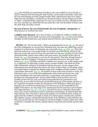 1 samuel 9 commentary | PDF