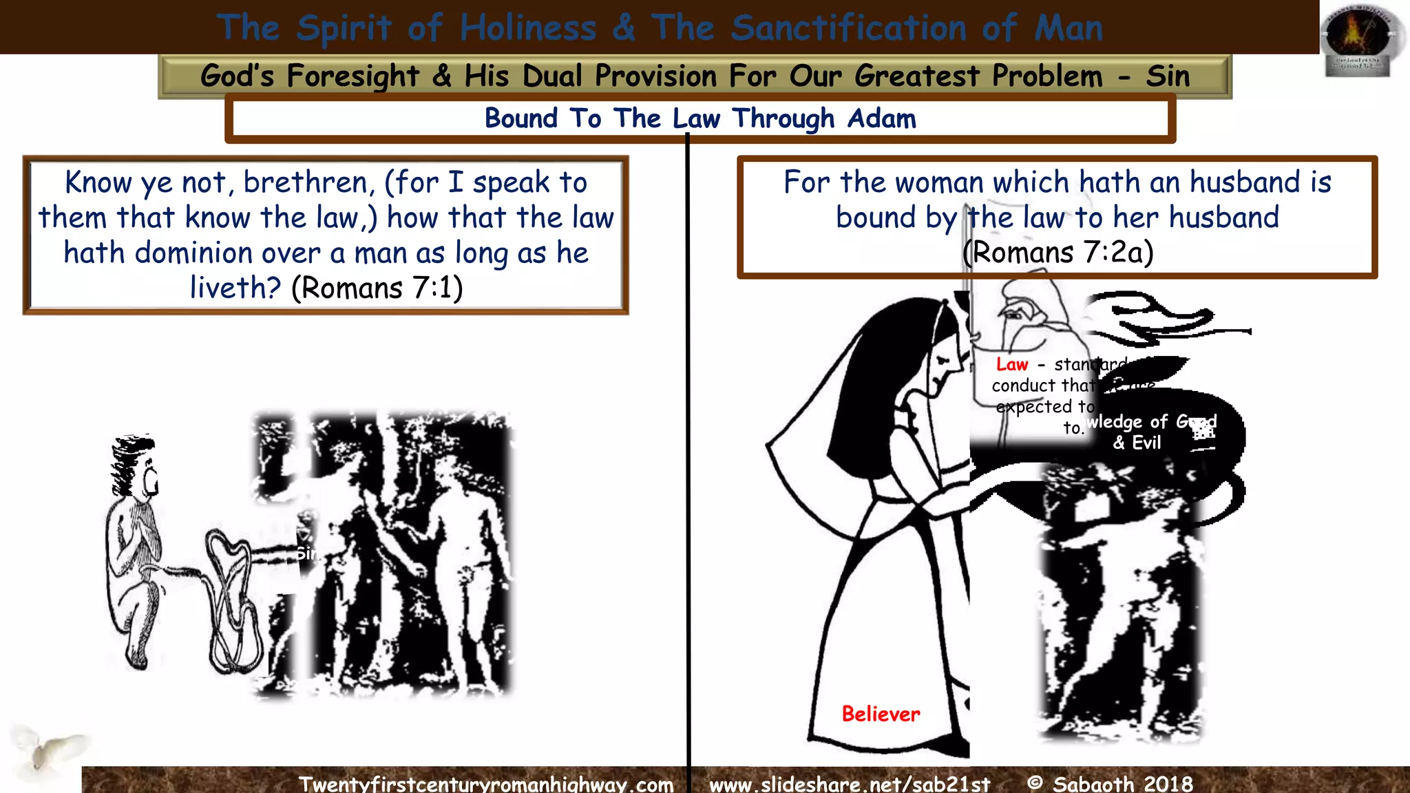 1 sanctification - our freedom from sin Romans 6 in a nutshell | PPTX