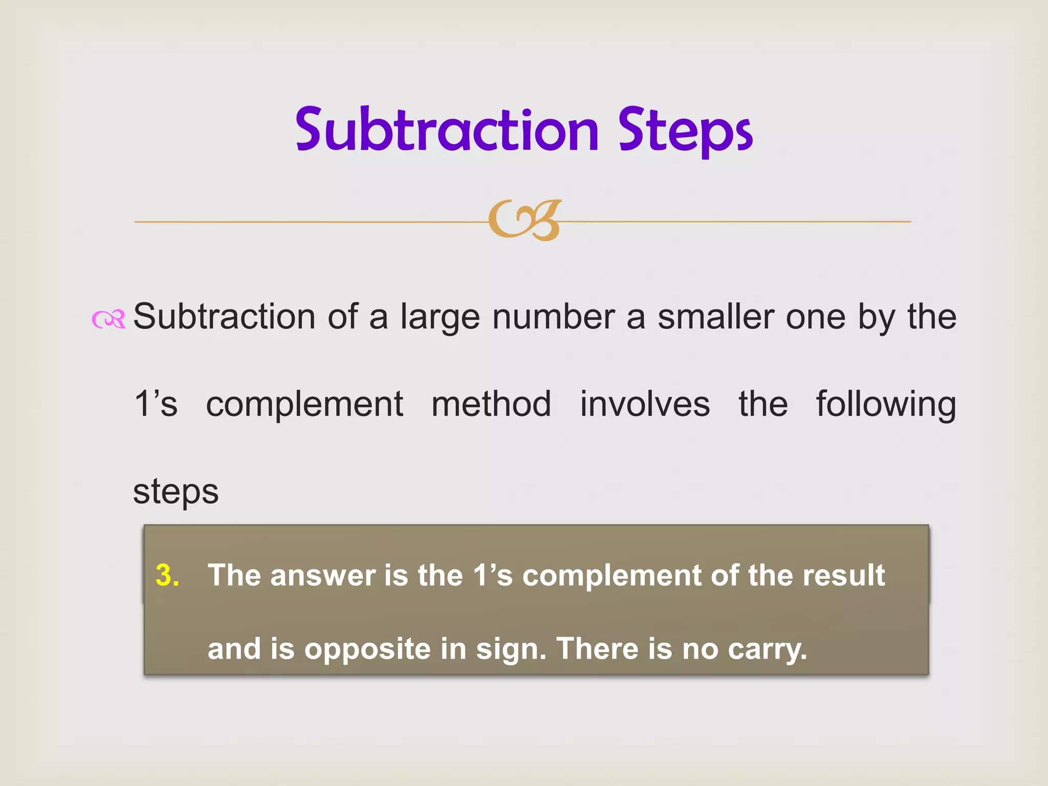 1s and 2s complement | PPTX