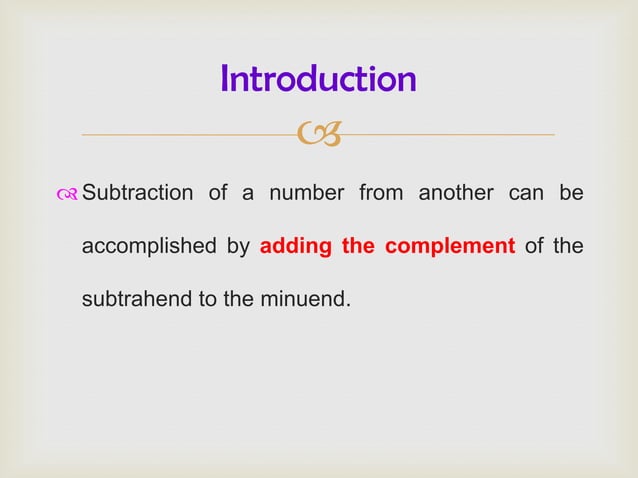 1s and 2s complement | PPTX