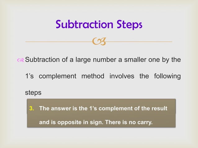 1s and 2s complement | PPTX