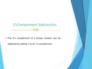 1's and 2's complement.pptx | Science