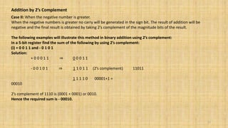 1’s and 2’s complements | PPT