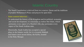 Kingdom of Saudi Arabia | PPTX