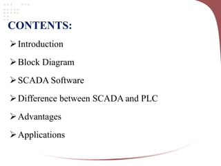 SCADA | PPTX | Computer Software and Applications | Computing