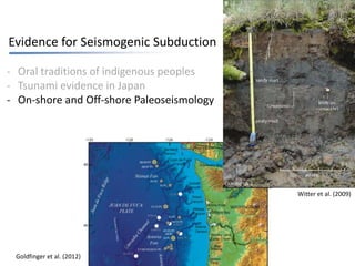 Constraining the earthquake source region on the Cascadia Subduction ...