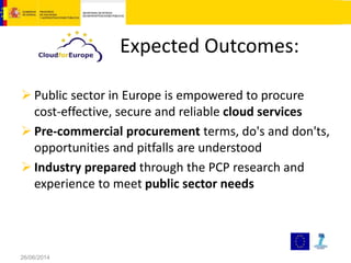 Aleida Alcaide, European cloud partnership. Iniatives of the European ...