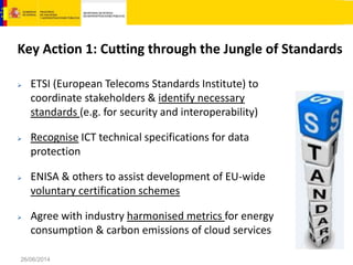 Aleida Alcaide, European cloud partnership. Iniatives of the European ...