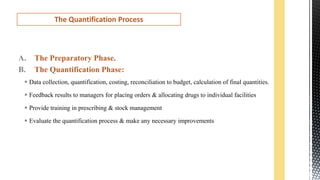 Quantification, Pricing and budgeting of Drug requirement | PPTX