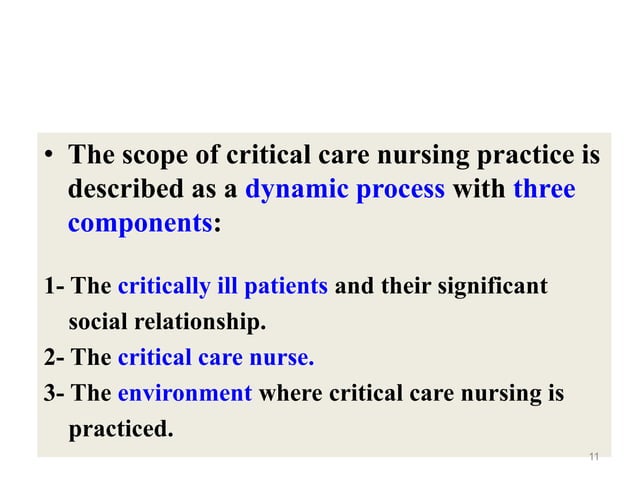 1 scope of critical care Unit.pptx | First Aid | Injuries