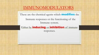 Screening models for immunomodulatory agents | PPTX