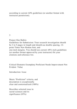 1 SCS 200 Project One Guidelines and Rubric Overv.docx