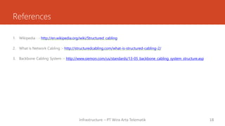SCS (Structured Cabling System) - For Technical Infrastructure | PPTX
