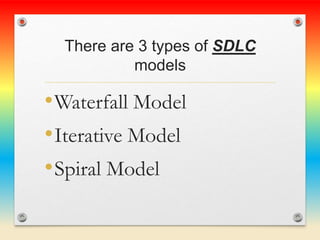 1 sdlc model | PPT
