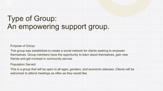 seedlings social group proposal | PPT