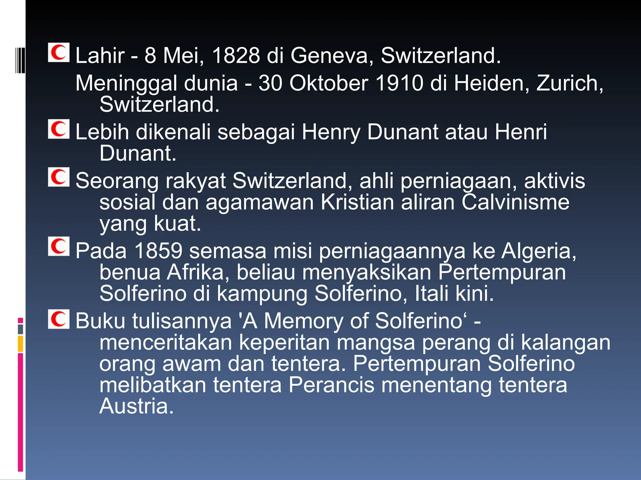 Sejarah dari palang merah dan bulan sabit merah internasional55 | PPT