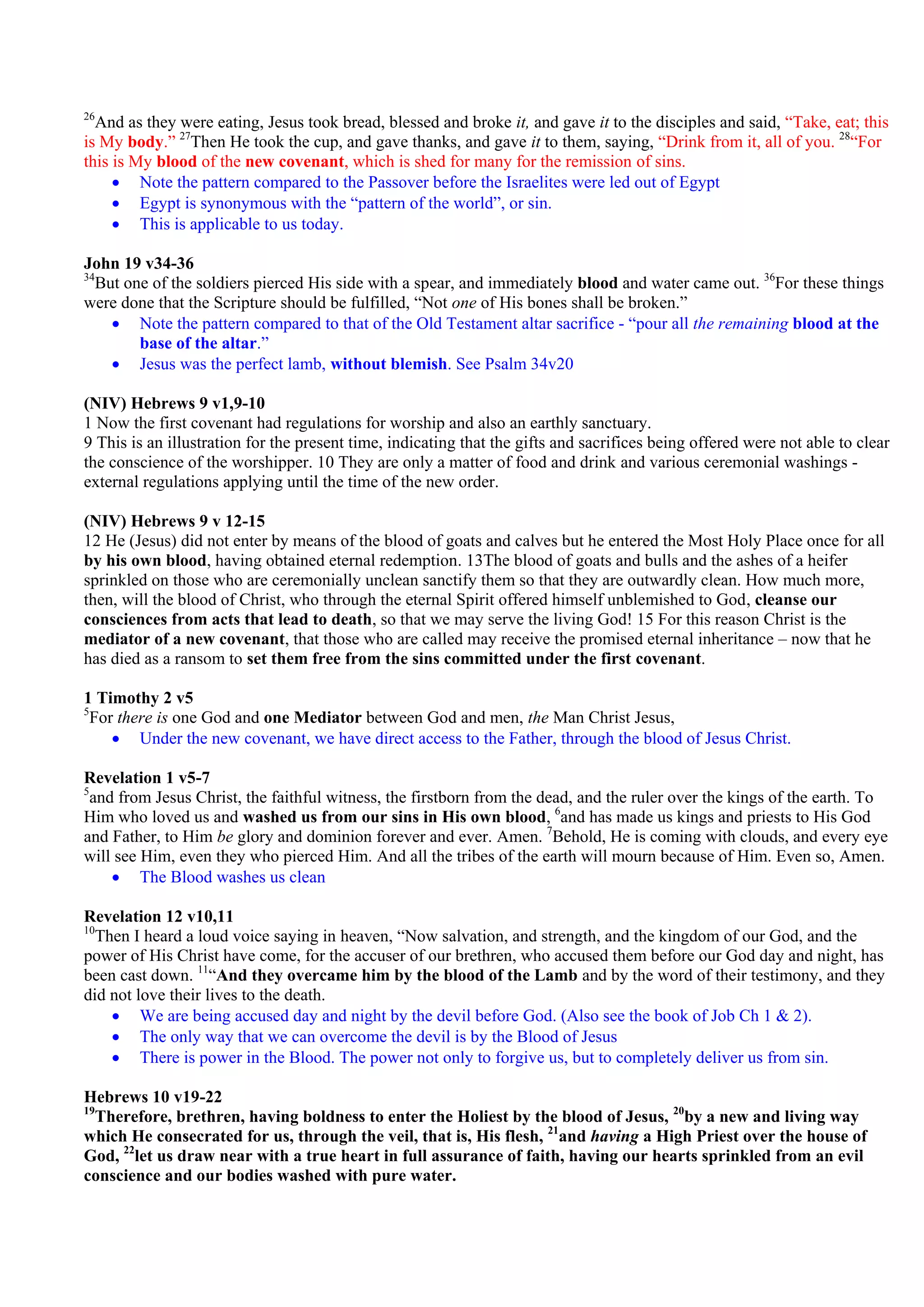 The Blood of Jesus | PDF