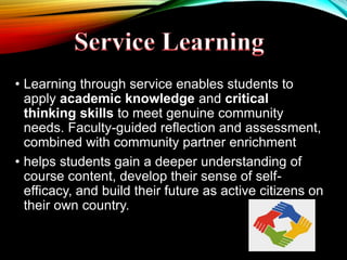 1 service learning leadership | PPTX