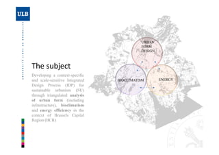 Exploring Integrated Design Process for Sustainable Urbanism | PPT