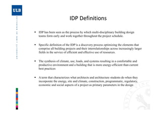 Exploring Integrated Design Process for Sustainable Urbanism | PPT