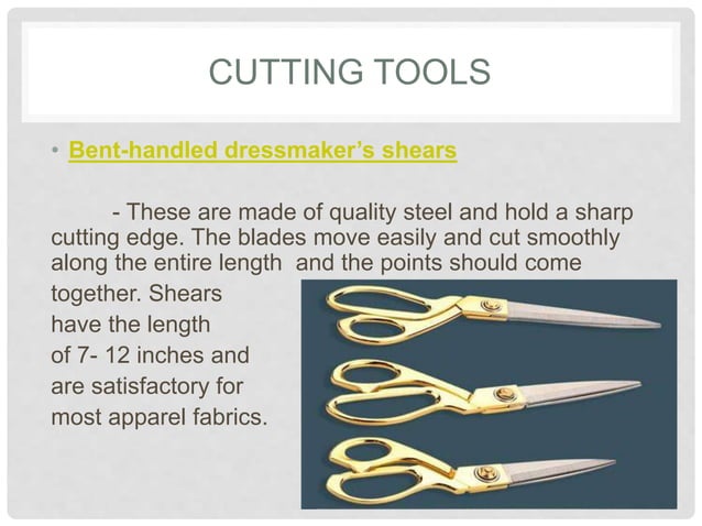 1_Sewing Tools and Equipment (Dressmaking Exploratory).pptx | Shaving ...