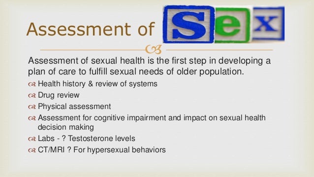 2016 Sessions Sexuality In Elderly