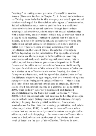 1 Sexual Offenses and Offenders There are few groups of individual.docx