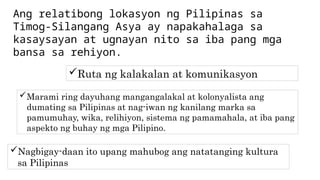 1s G7 Ang Pisikal na Katangian ng Timog-Silangang.pptx