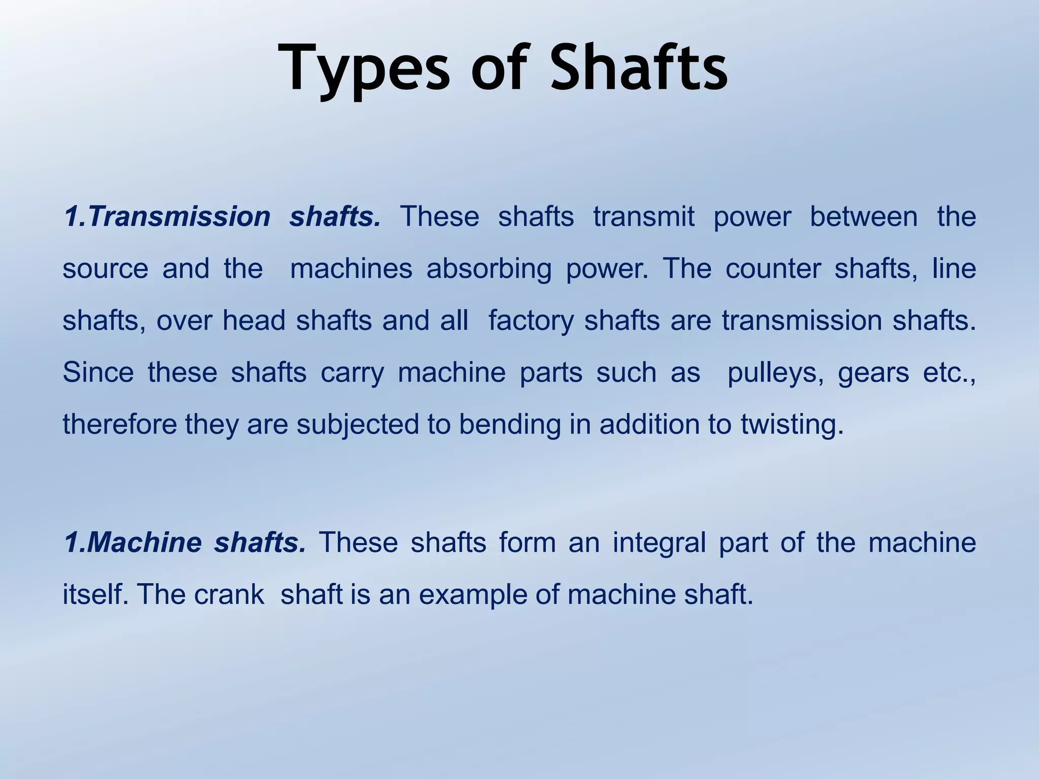 1 shaft introduction | PPT