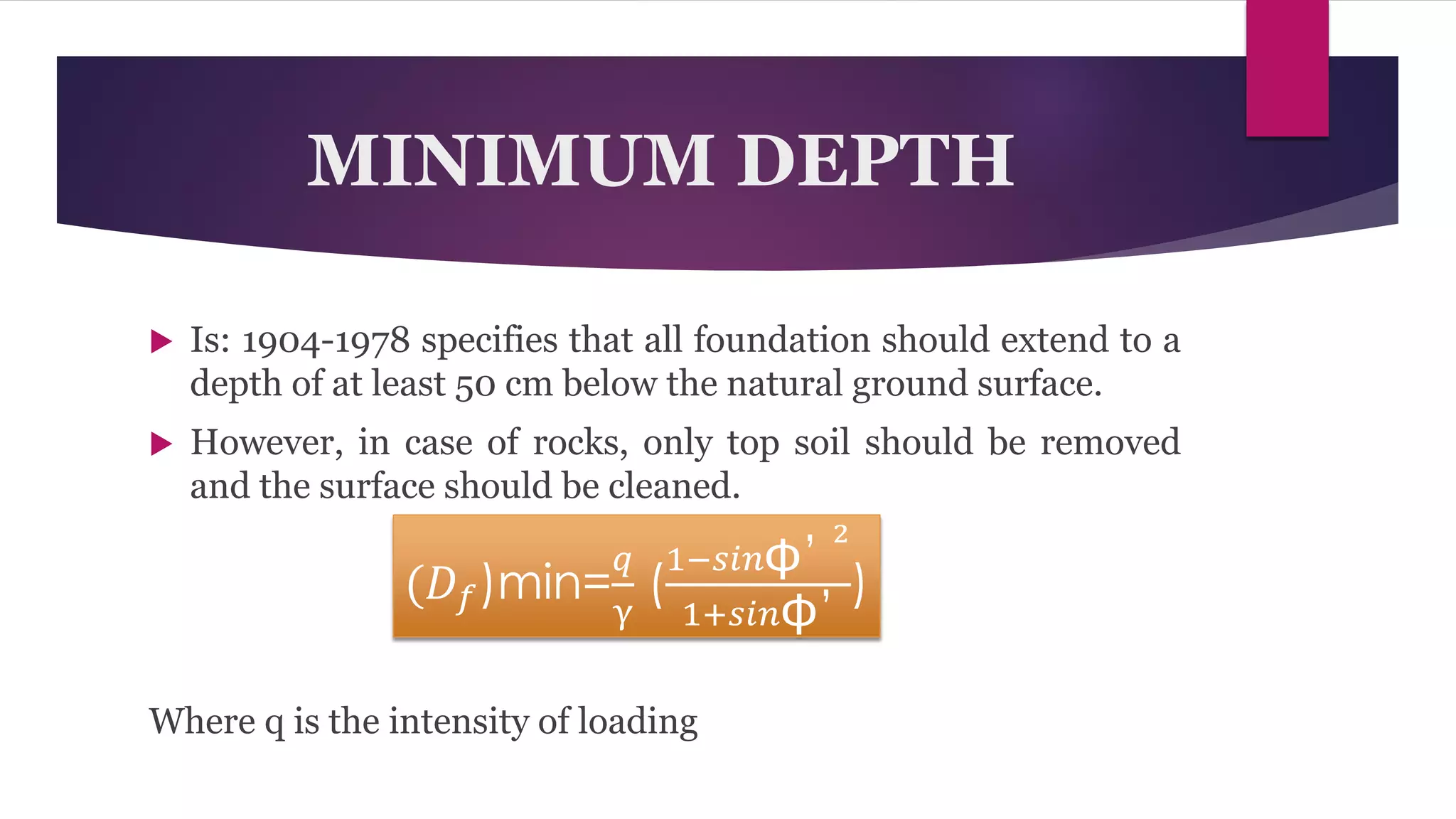 shallow foundation, types and factor | PDF