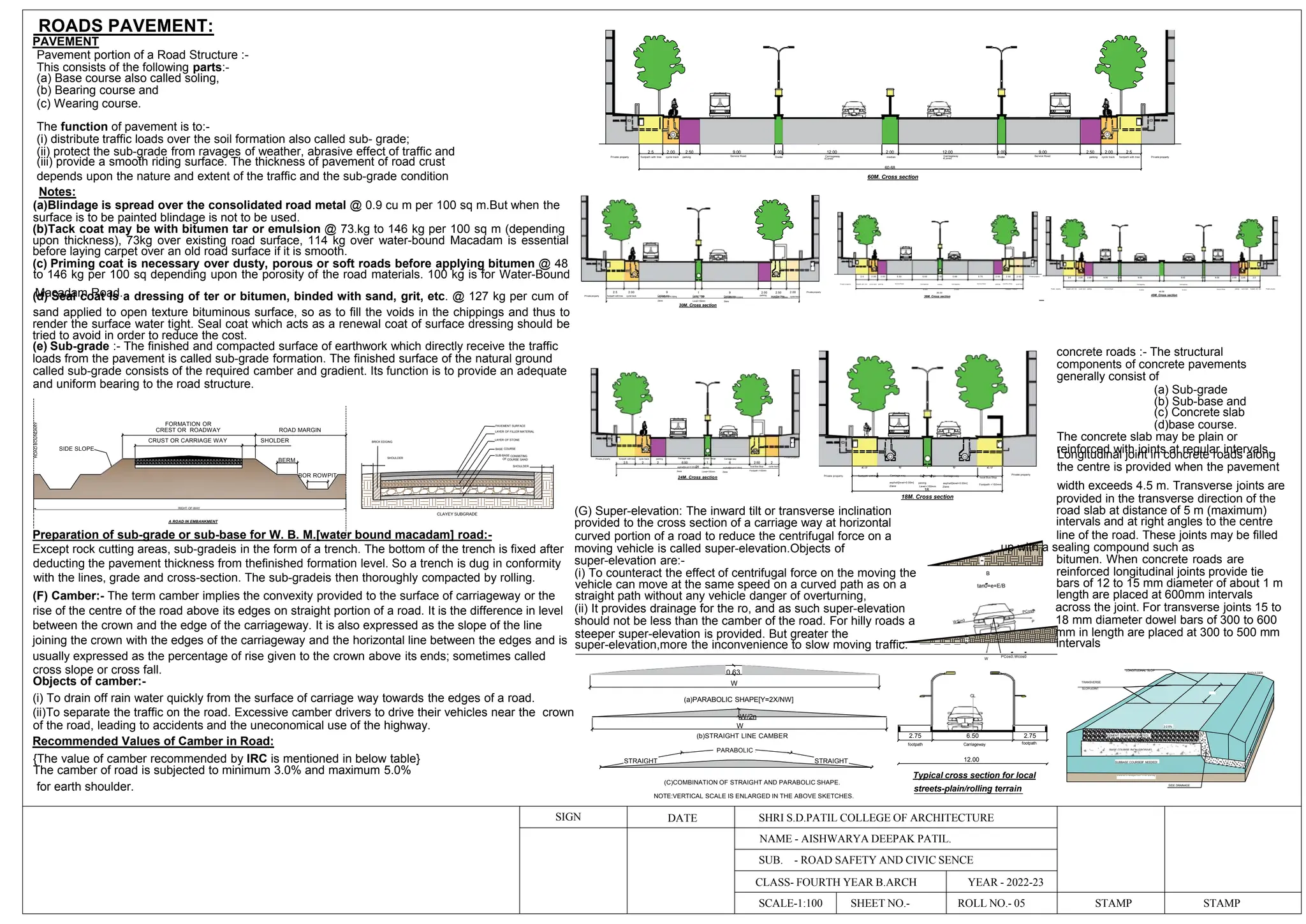 Road safety and civic sense portfolio.pptx