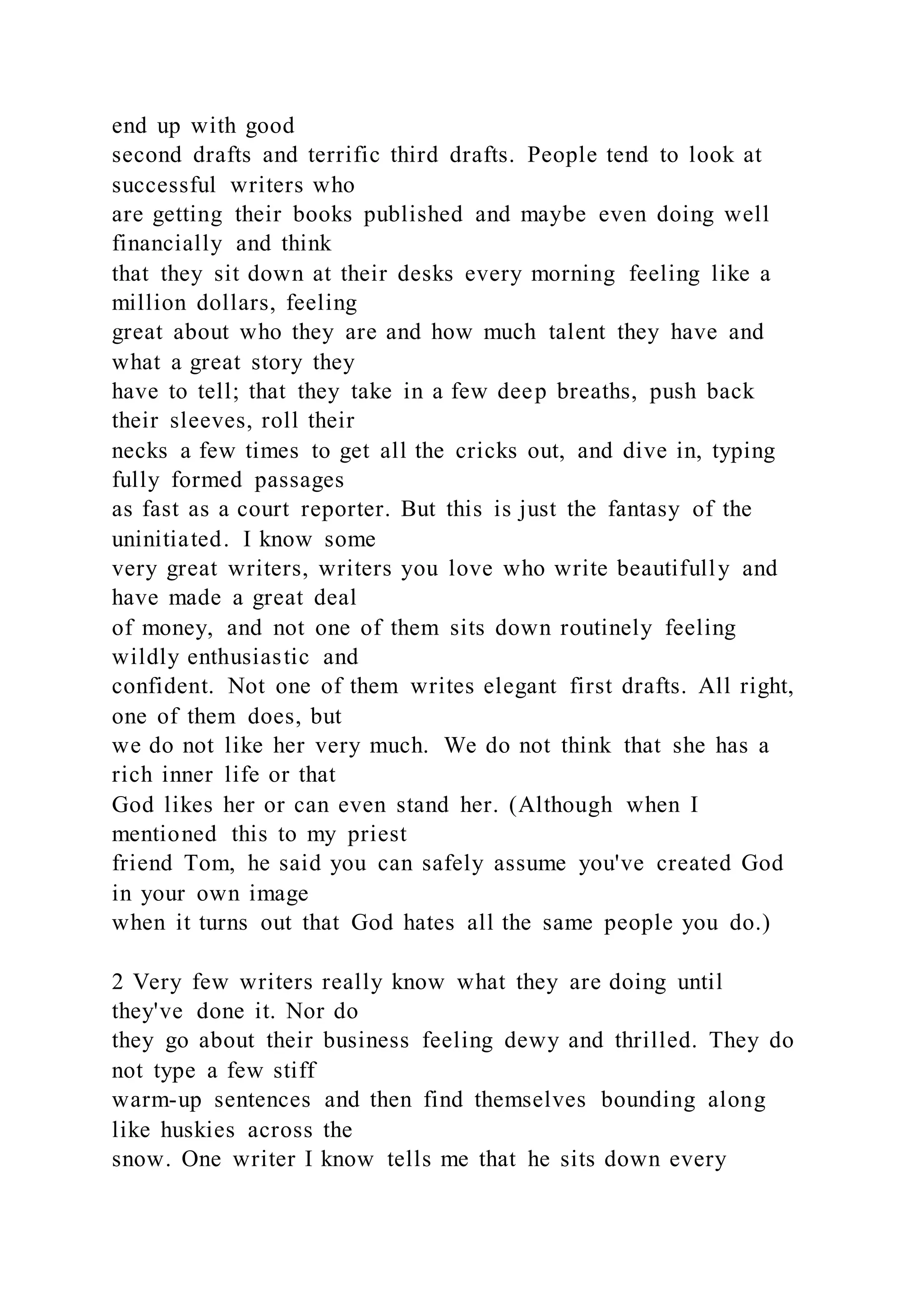 1 shitty first drafts anne lamott from bird by bird | DOCX