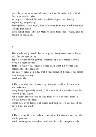 1 shitty first drafts anne lamott from bird by bird | DOCX