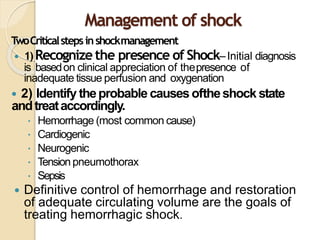 what is shock | PPTX | First Aid | Injuries