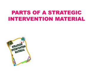 What is Strategic Intervention Material (SIM) | PPTX