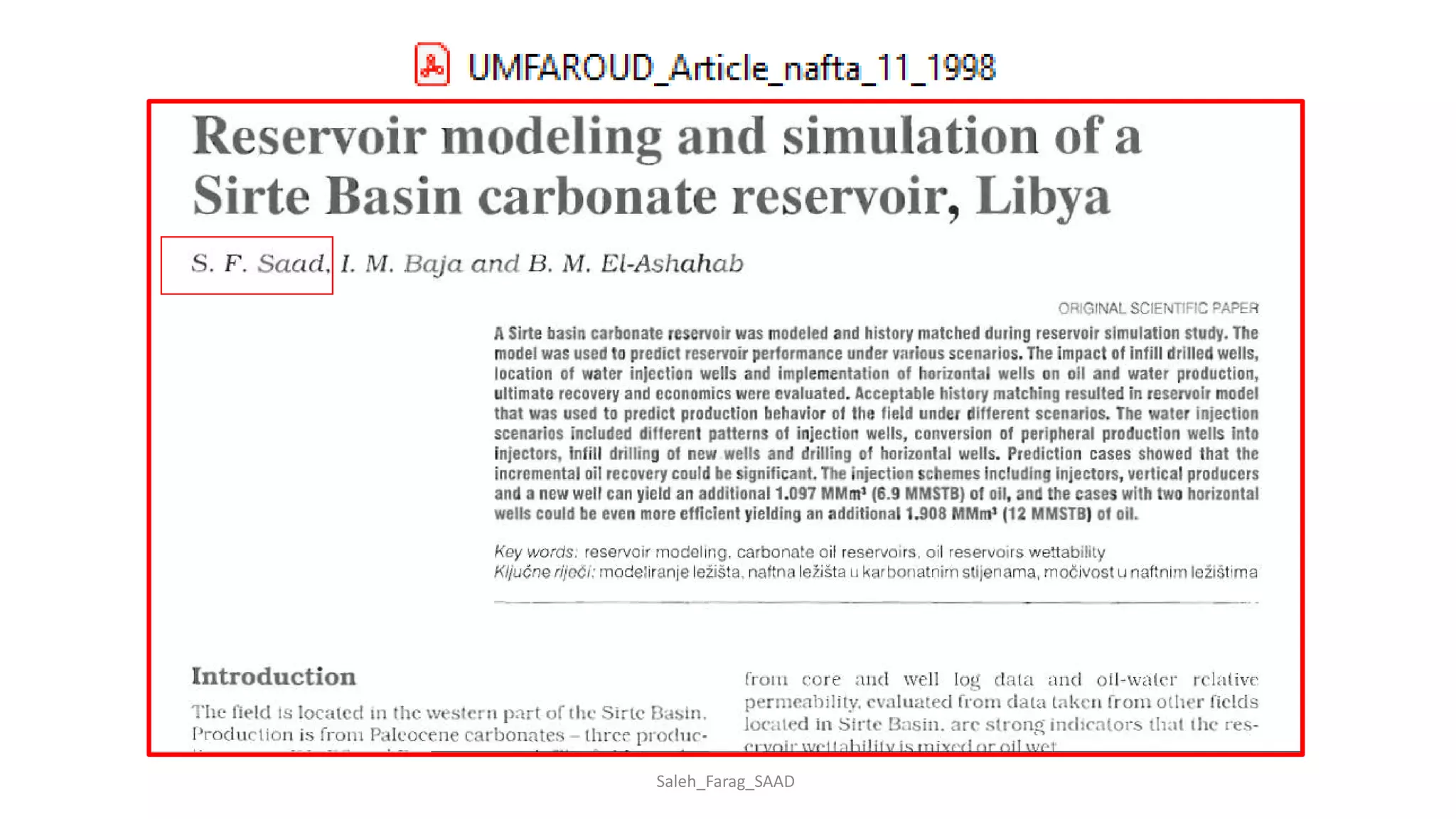 Sim Analytical Numerical Example | PPT