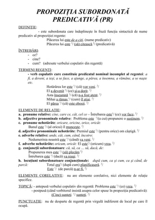 1_sintaxa_frazei pentru copiii de clasa a 8 a | DOCX